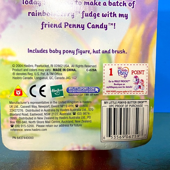 My Little Pony | Toys | My Little Pony G3 Nwt Vtg 204 Baby Butter Drop ...